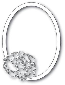 Memory Box Craft Die - "Peony Oval Frame" (99907) - Faltkarten.com