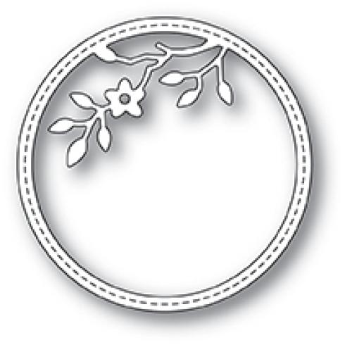 Memory Box Craft Die - "Tree Blossom Stitched Circle Frame" (99914 ...