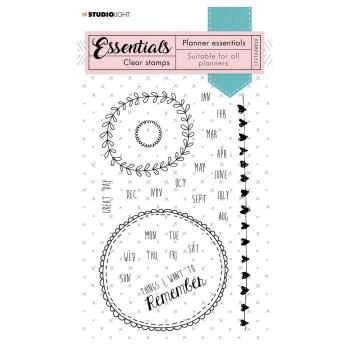 Studio Light - Clear Stamp Essentials Planner nr.511 - Faltkarten.com