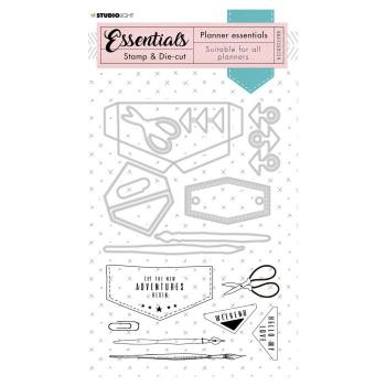 Studio Light - Stempel mit Stanze Planner nr.54 - Faltkarten.com