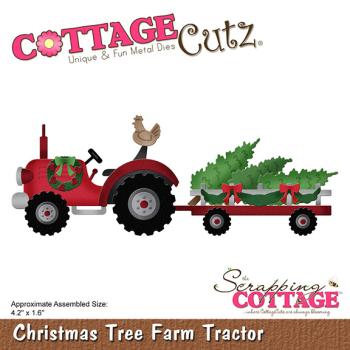 Scrapping Cottage Die - "Christmas Tree Farm Tractor" (CC-915 ...
