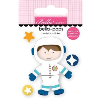 Bella BLVD Space Boy Bella Pops BB2411 3 D Sticker - Faltkarten.com