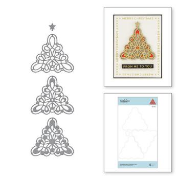 Spellbinders Die "Kaleidoscope Christmas Tree Etched" (S4-1064 ...