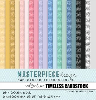Masterpiece Design Cardstock "Timeless" Paper Pack - Faltkarten.com