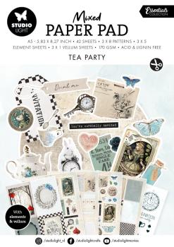 Studio Light Designpapier A5 "Tea Party" Mixed Paper Pad - Faltkarten.com