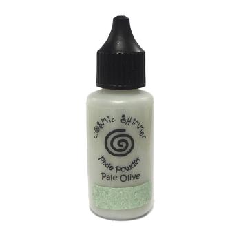 Cosmic Shimmer Glimmer Perlenpulver "Pale olive" Pixie Powder 30ml - Faltkarten.com