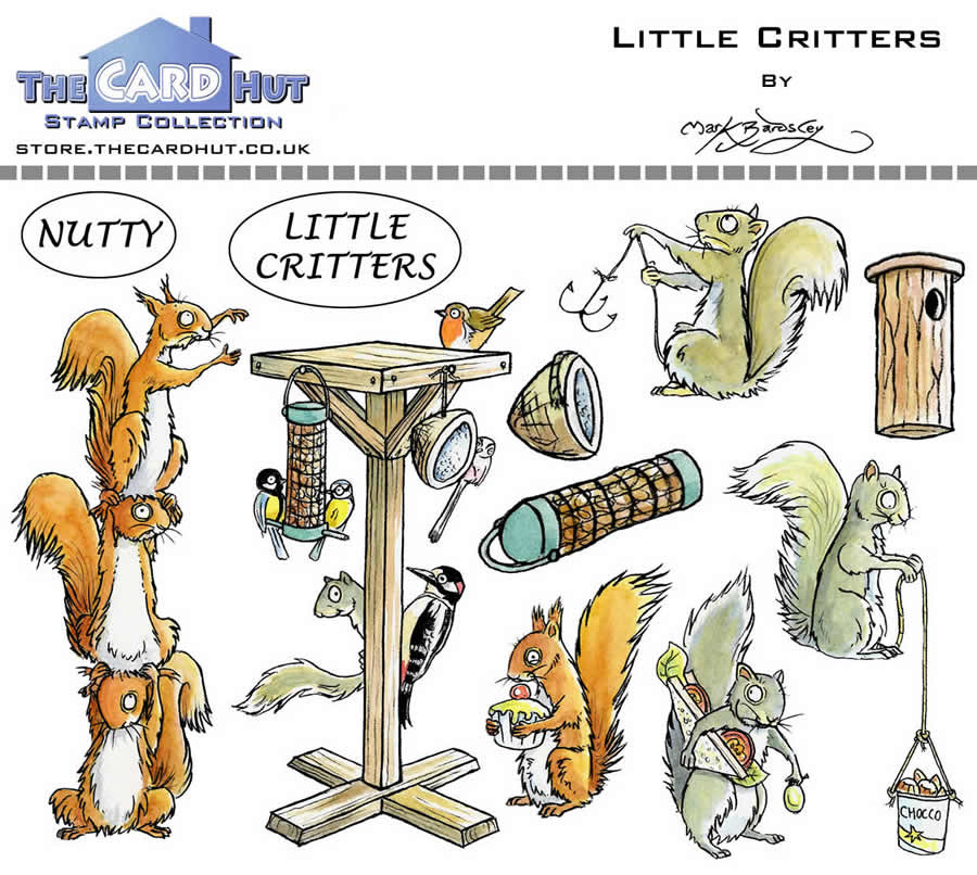 The Card Hut Little Critters Clear Stamps / Waldtiere Stempelset (MBOLC ...