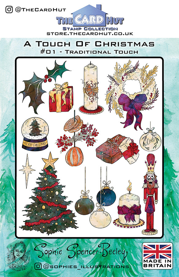 The Card Hut Traditional Touch Clear Stamps Stempelset (SSB004 ...