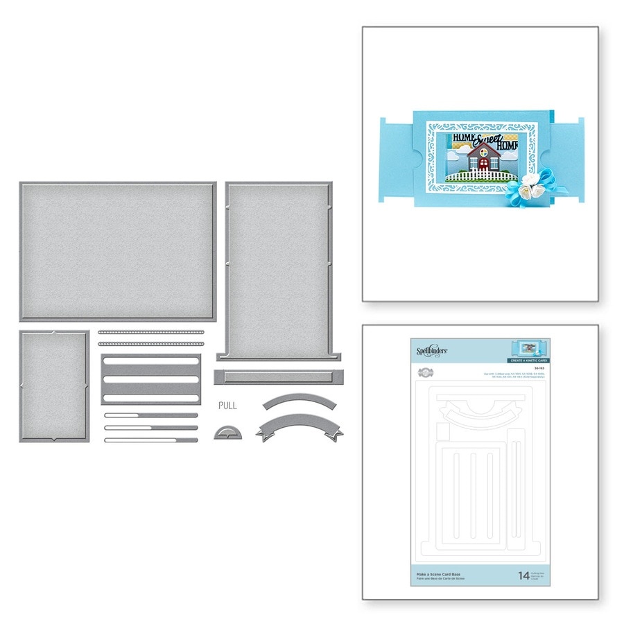 Spellbinders Die "Make a Scene Card Base Etched" (S6-165) - Faltkarten.com