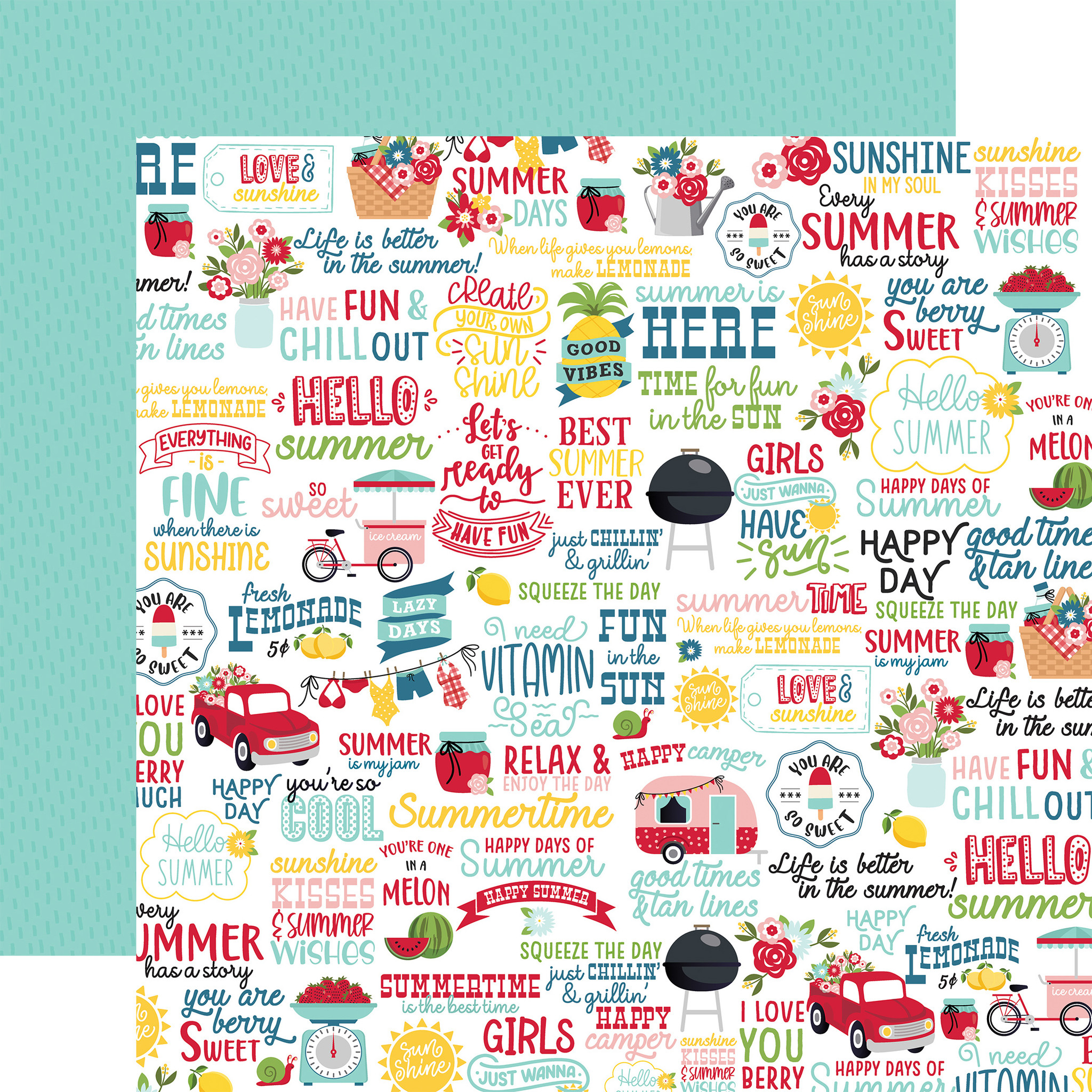 Echo Park "A Slice Of Summer" 12x12" Collection Kit (SOS241016 ...