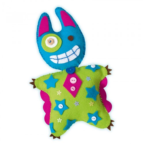 Filzbastelset Little Monster Friends, Gary - 21 teilig - Faltkarten.com