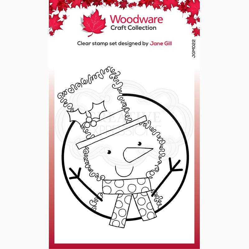 Woodware Festive Fuzzies Mini Snowman Clear Stamps, Stempel JGM022 ...