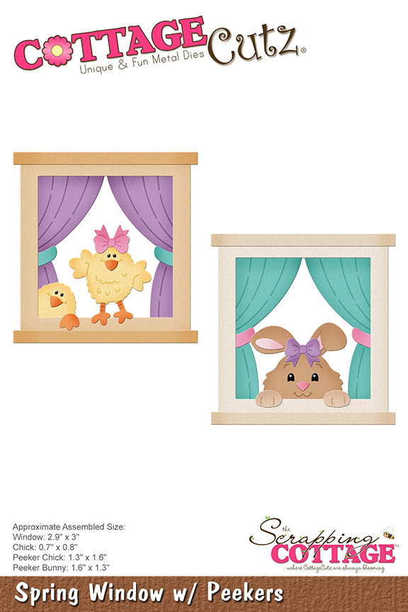 Scrapping Cottage Die - "Spring Window w/ Peekers" (CC-1008 ...