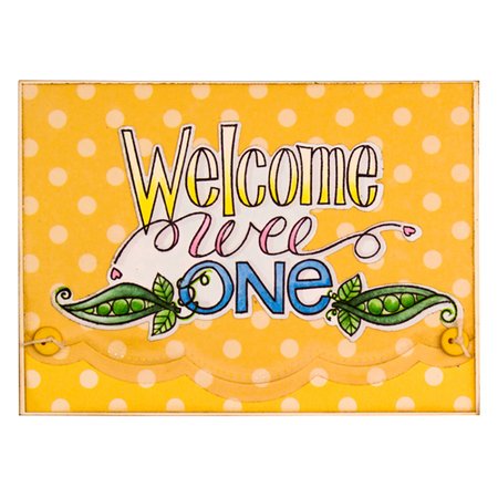 Spellbinders Stempel & Stanzset "Welcome Wee One Stamp And Die Set ...