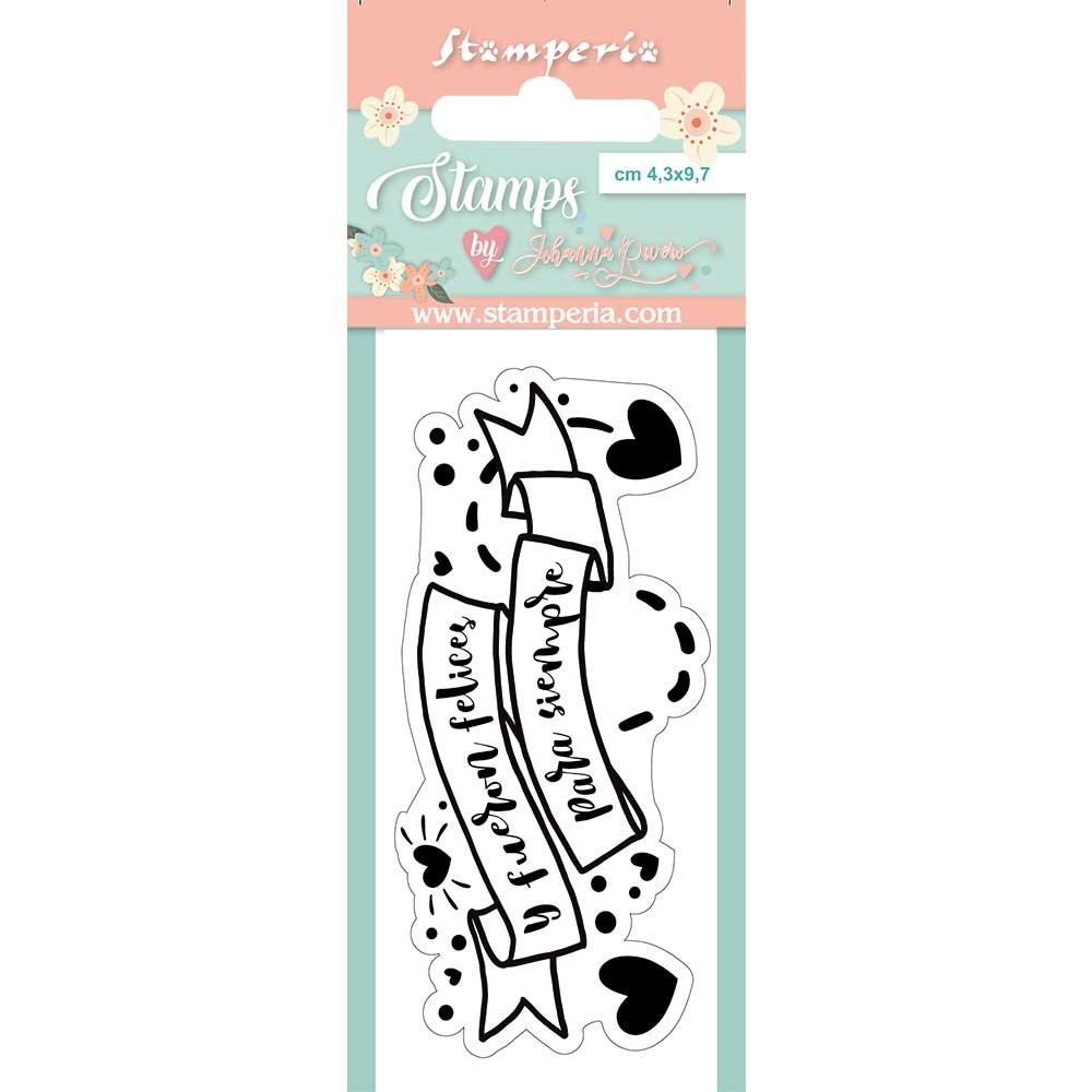 Stamperia Stempel "Label" Clear Stamps (WTKJR29) - Faltkarten.com