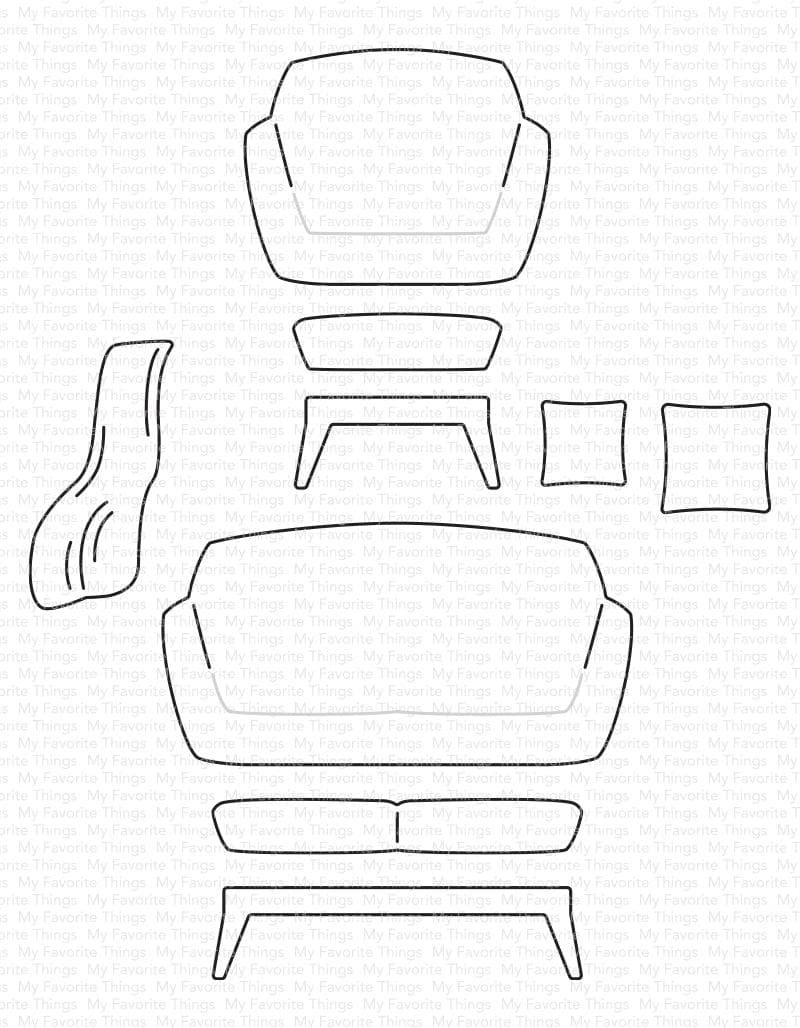 My Favorite Things Die-namics "Take a Seat" (MFT-2292) - Faltkarten.com