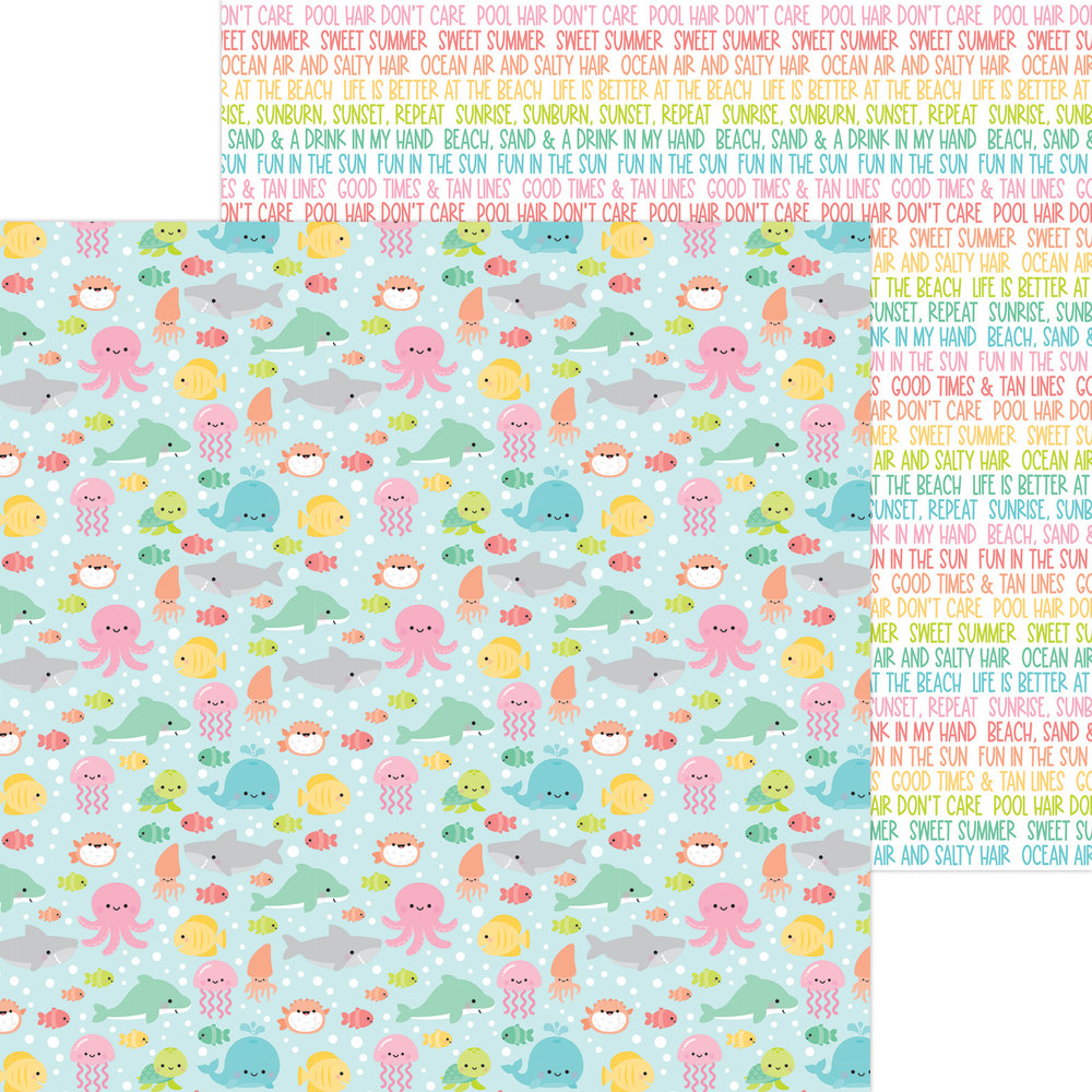 Seaside Summer, 7768, Designpapier, Paper Pad - Faltkarten.com