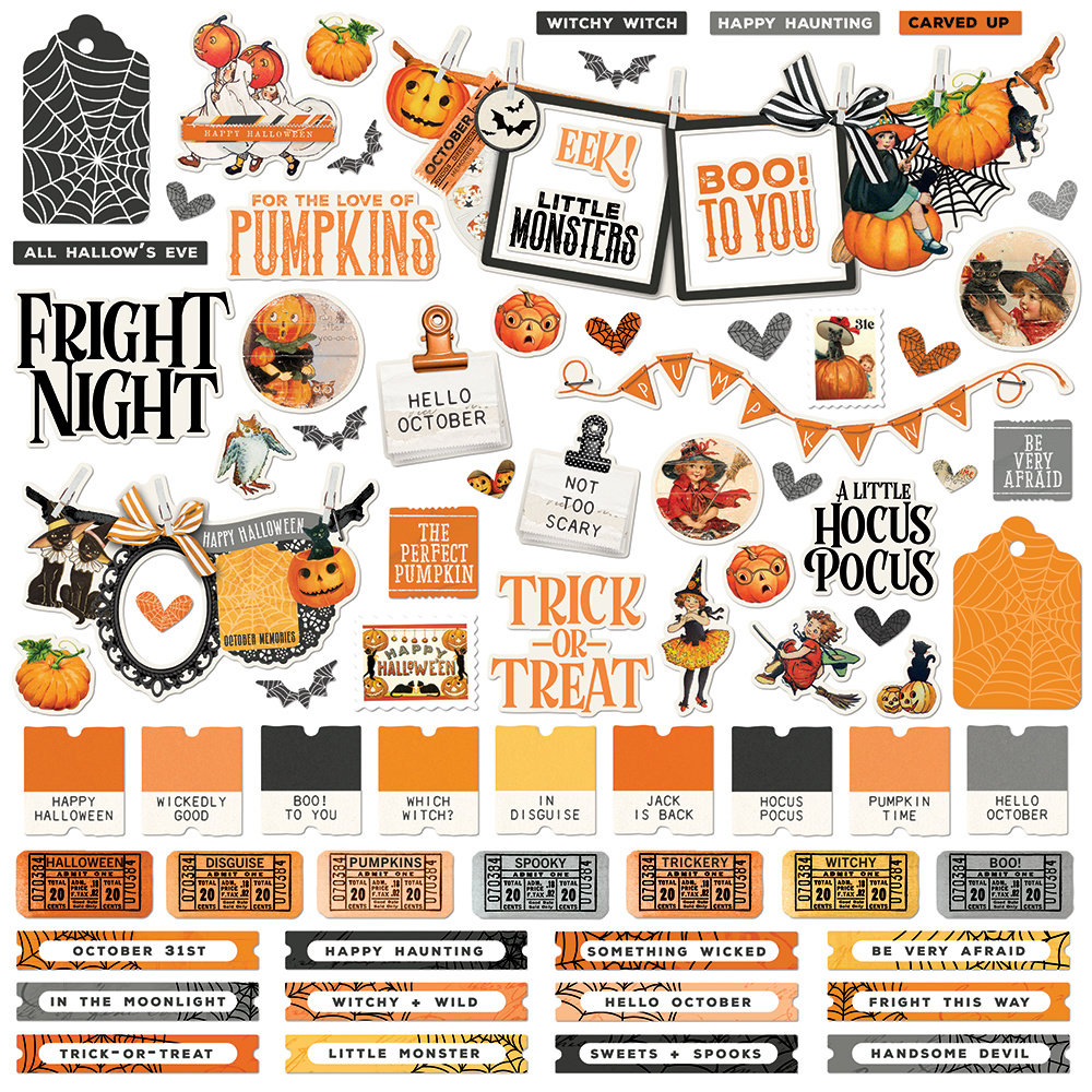 Simple Stories Simple Vintage October 31st Collection Kit (18600 ...