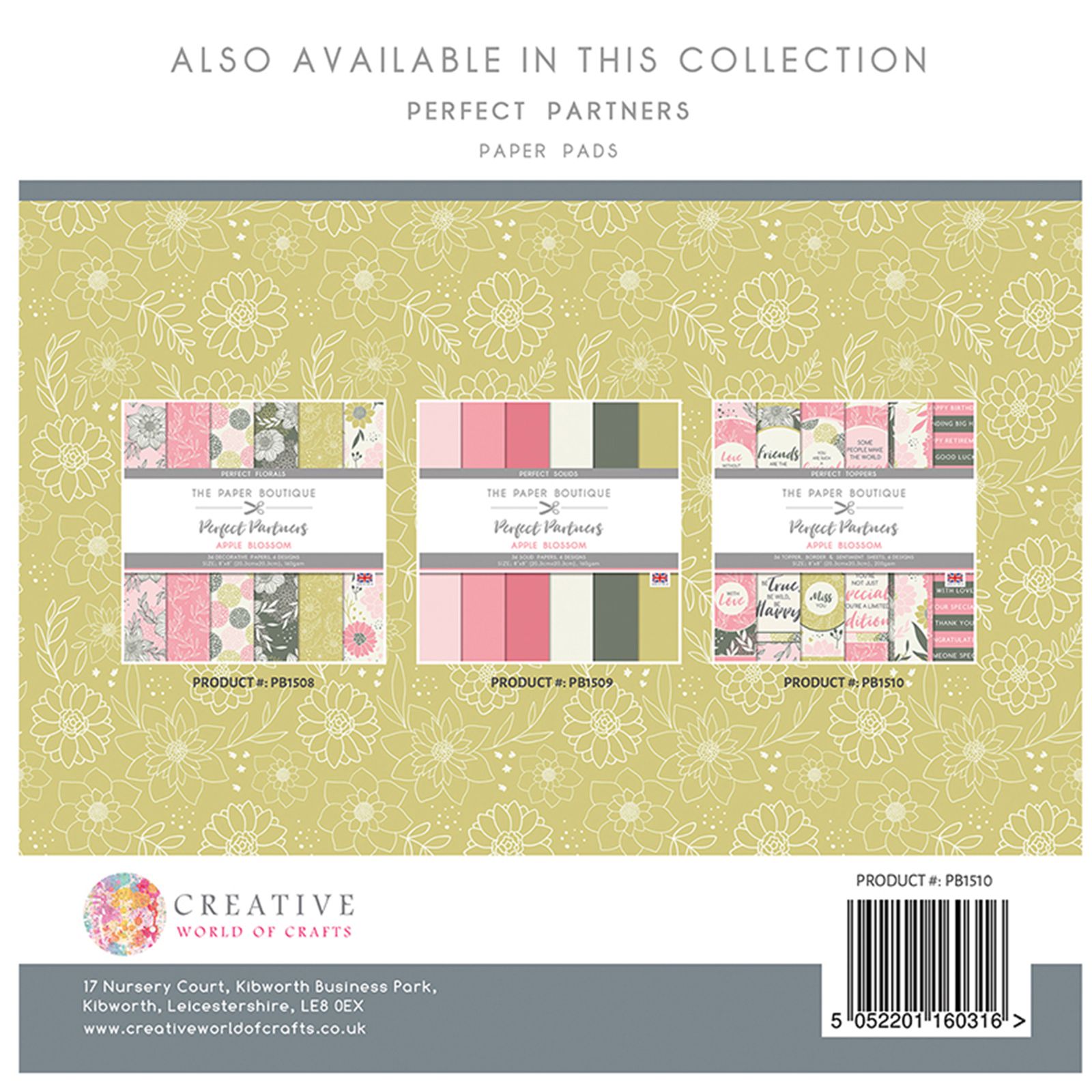 The Paper Boutique Perfect Partners Toppers apple blossom Designpapier ...