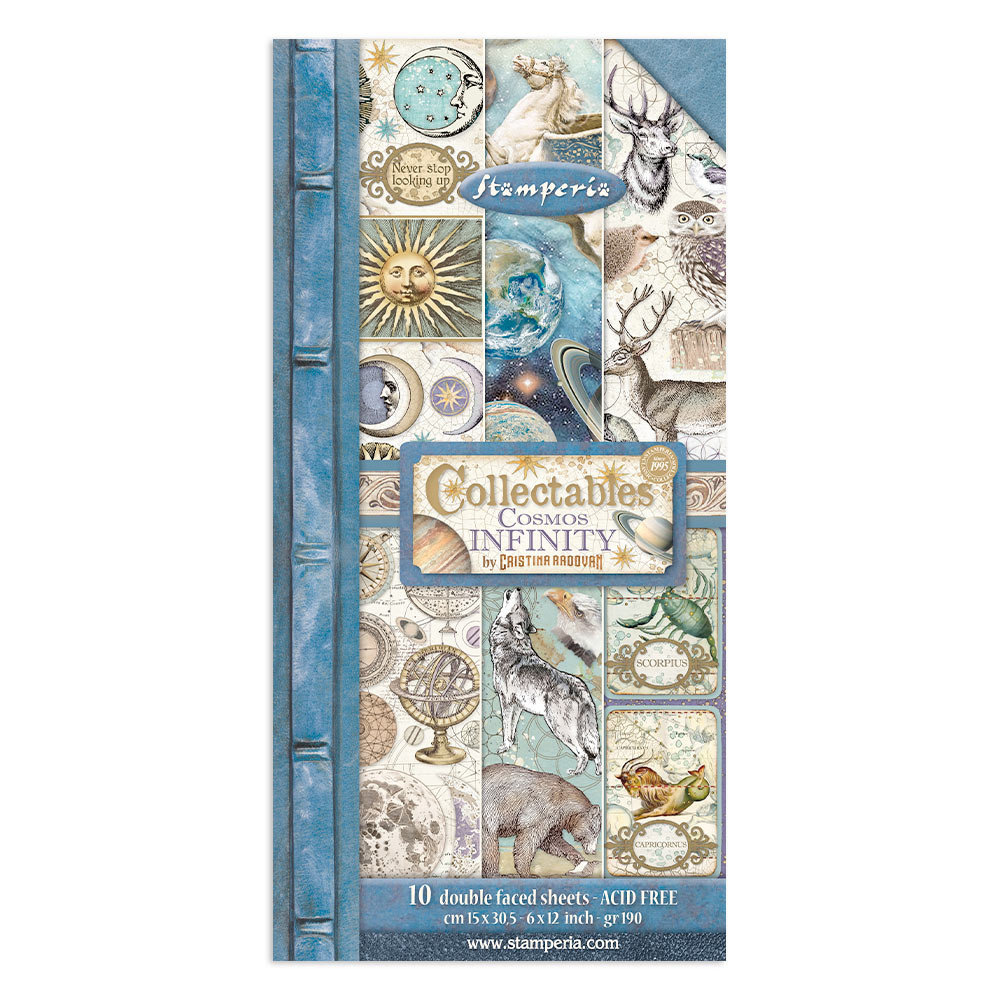 Stamperia "Cosmos Infinity Collectables " 6x12" Paper Pack (SBBV19 ...