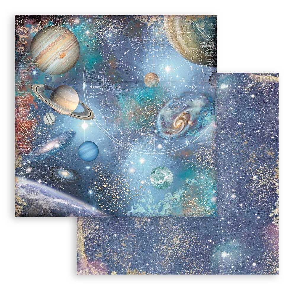 Stamperia "Cosmos Infinity" 12x12" Paper Pack (SBBL123) - Faltkarten.com