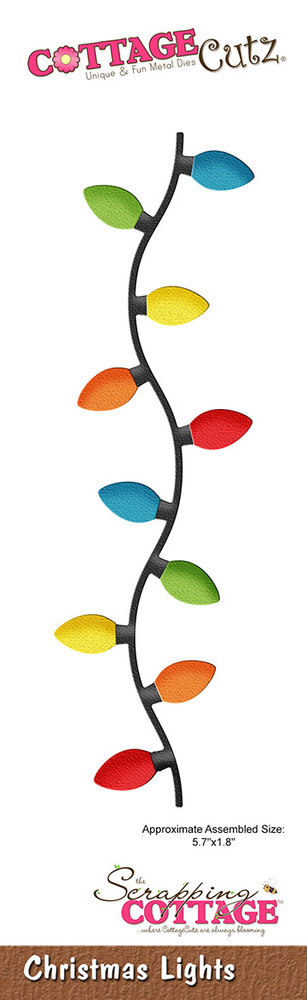 Scrapping Cottage Die - "Christmas Lights" (CC-1109) - Faltkarten.com