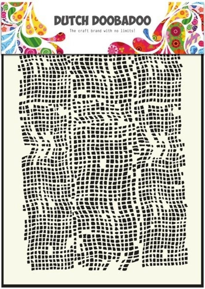 Dutch Doobadoo Stencil A5 Burlap Dutch Mask Art Schablone - Faltkarten.com