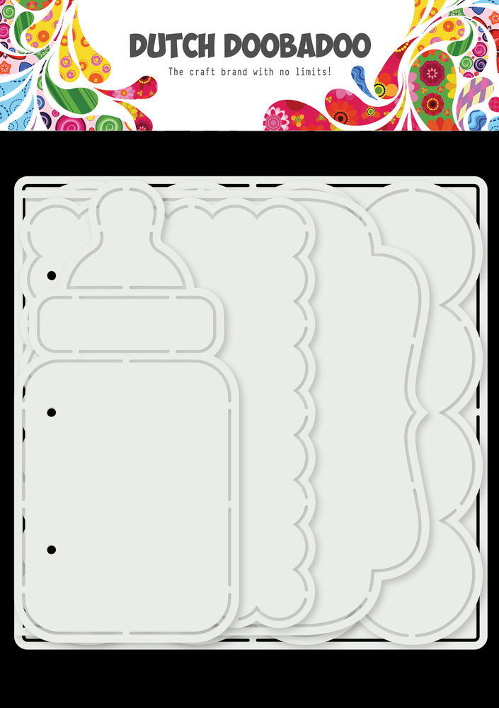 Dutch Doobadoo Stencil A5 Album Baby Dutch Card Art Schablone ...