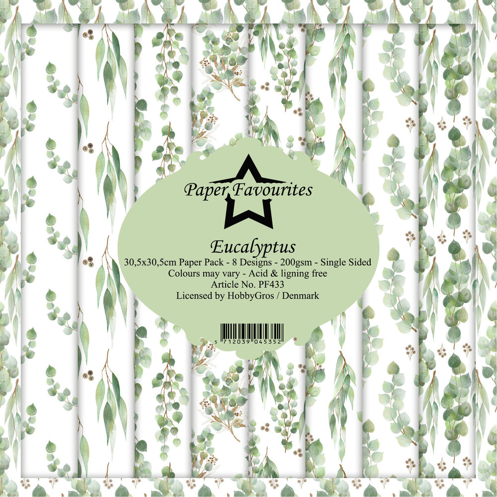 Paper Favourites Designpapier "Eucalyptus" Paper Pack 12x12 Inch 8 ...