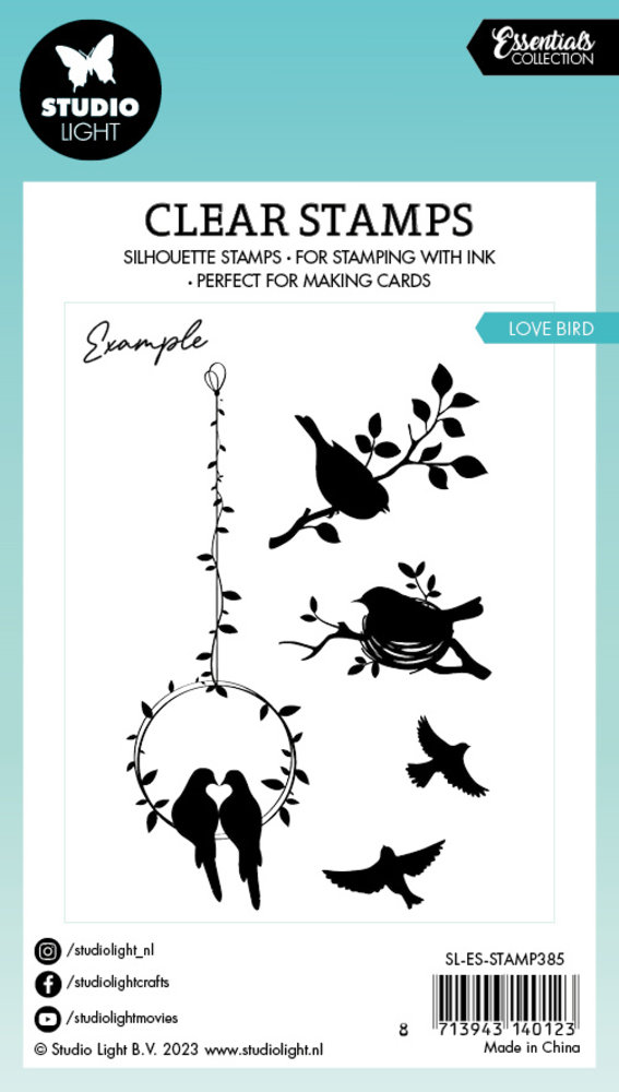 Studio Light Clear Stamps Love Bird Stempel - Faltkarten.com