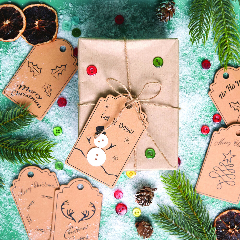 Papermania "Festive Gift Tag Kit" (PMA 174304) - Faltkarten.com