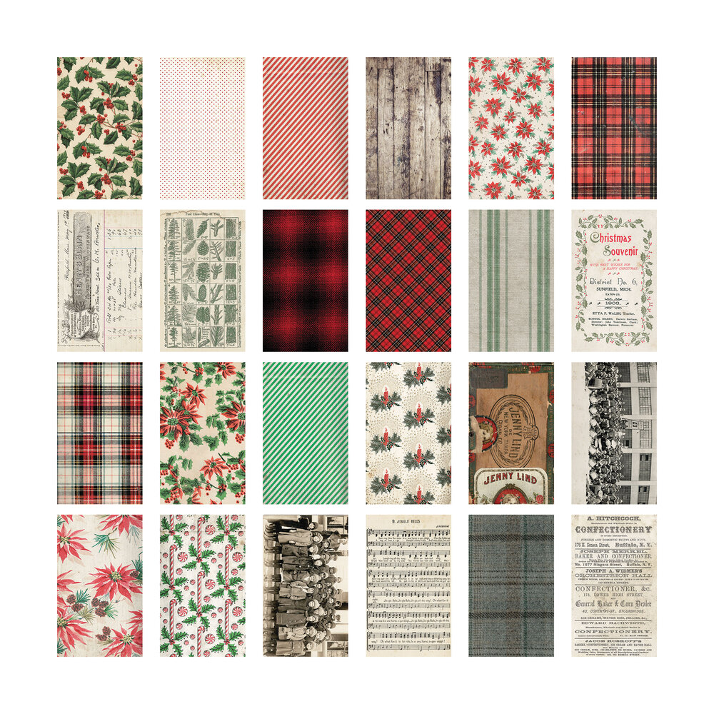 Tim Holtz Idea Ology Designpapier "Backdrops / Christmas 2023" Paper ...