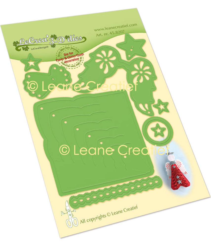 Leane Creatief Stanz und Prägeschablone "Little Angel 3D" Cut & Emboss ...