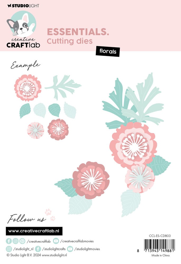 Creative Craft Lab Studio Light Stanzschablone "Florals" Dies ...