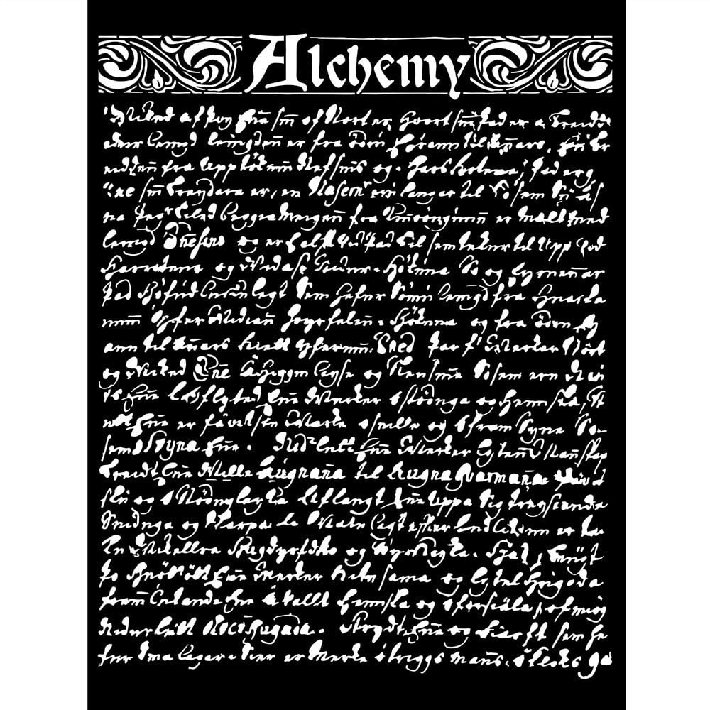 Stamperia Schablone 20x25 "Alchemy Texture" Stencil - Faltkarten.com