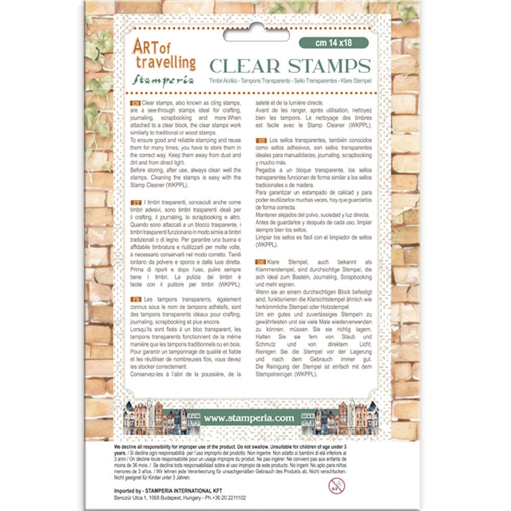 Stamperia Stempelset "Art of Travelling" Clear Stamps (WTK209 ...