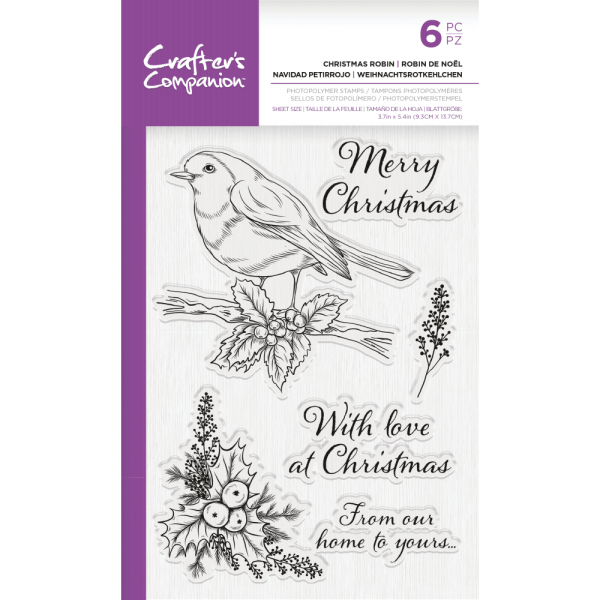 Christmas Robin ,CC-STP-CROBIN, Stempel, Clearstamp - Faltkarten.com